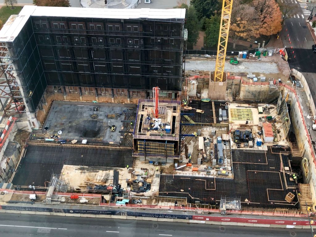 Sheet Waterproofing- Virginia General Assembly Building